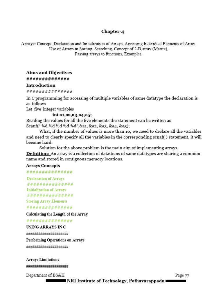 Unit 04 | Download Free PDF | Integer (Computer Science) | Computer Engineering