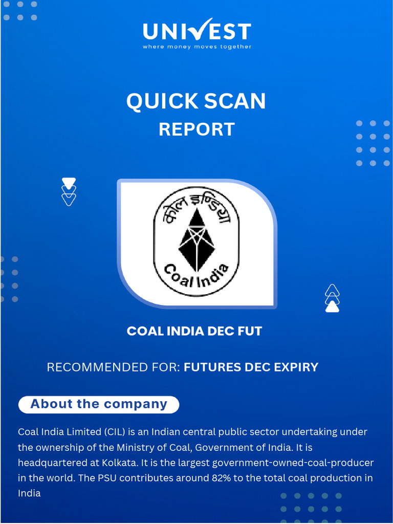 Coal India Dec Fut QS Report - 28112023155238 | PDF | Investing | Securities (Finance)