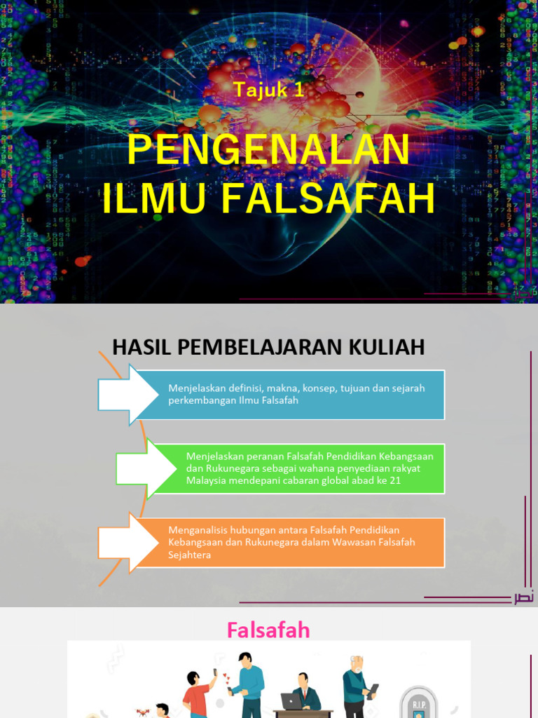 Tajuk 1 Pengenalan Ilmu Falsafah | PDF
