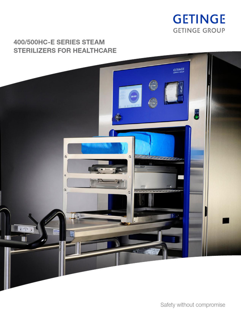 Getinge 533 HC | PDF | Boiler | Sterilization (Microbiology)