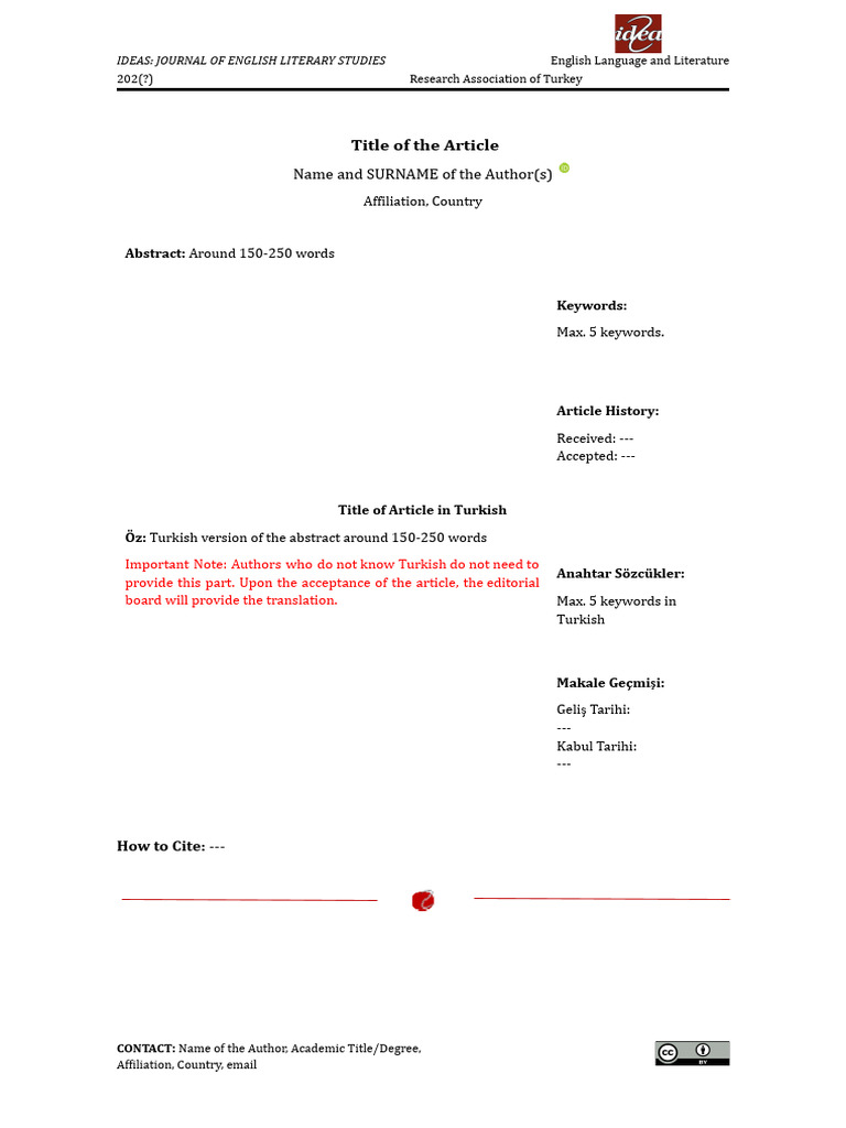 Journal Submission Guidelines for Authors | PDF | Text