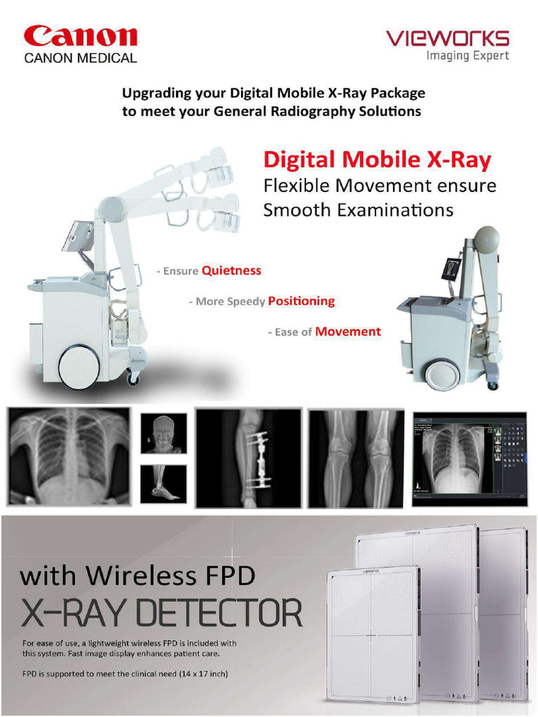 CANON Mobile Xray Brochure | PDF