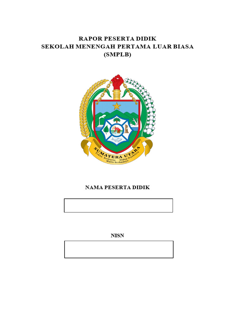 format rapor kurikulum merdeka smplb | PDF
