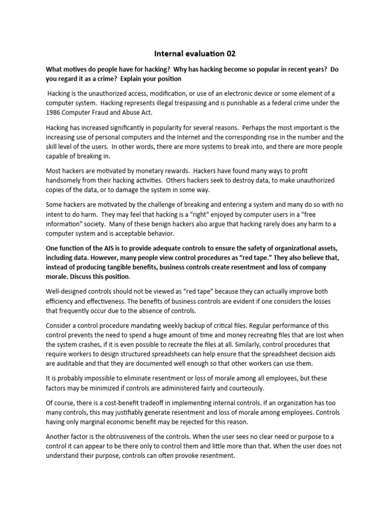 Internal Evaluation 02 | PDF | Databases | Security Hacker