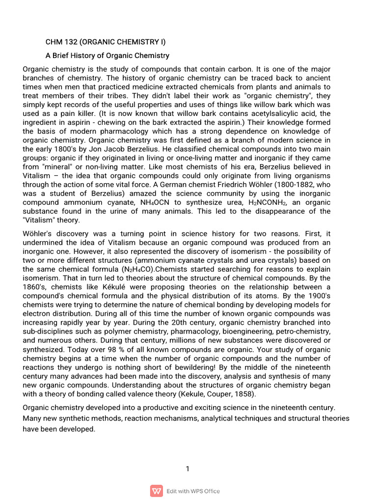 CHM 102 Lecture Note 1 | PDF | Science & Mathematics