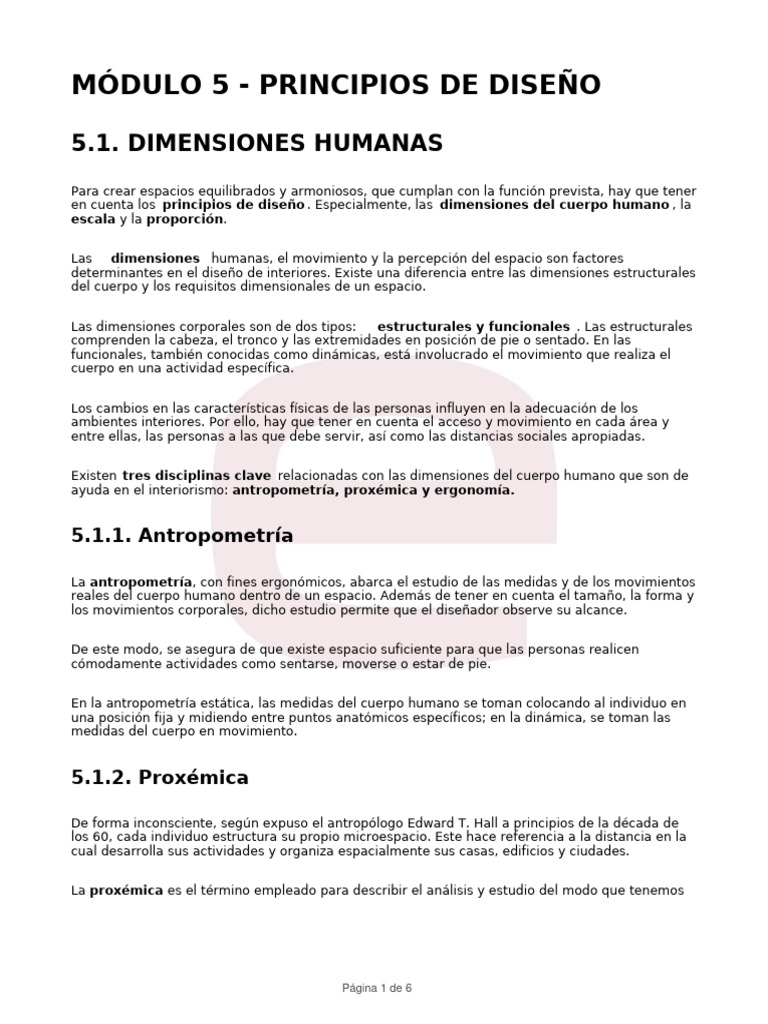 MODULO 5 PRINCIPIOS DE DISEnO | PDF | Factores humanos y ergonomía ...