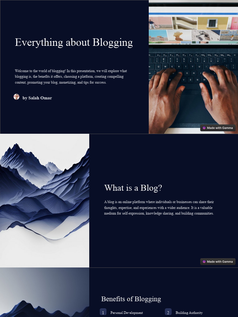 Everything About Blogging | PDF | Search Engine Optimization | Blog