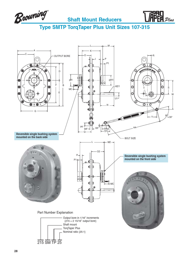 Browning Torque Taper Plus SMTP | PDF | Mechanical Engineering