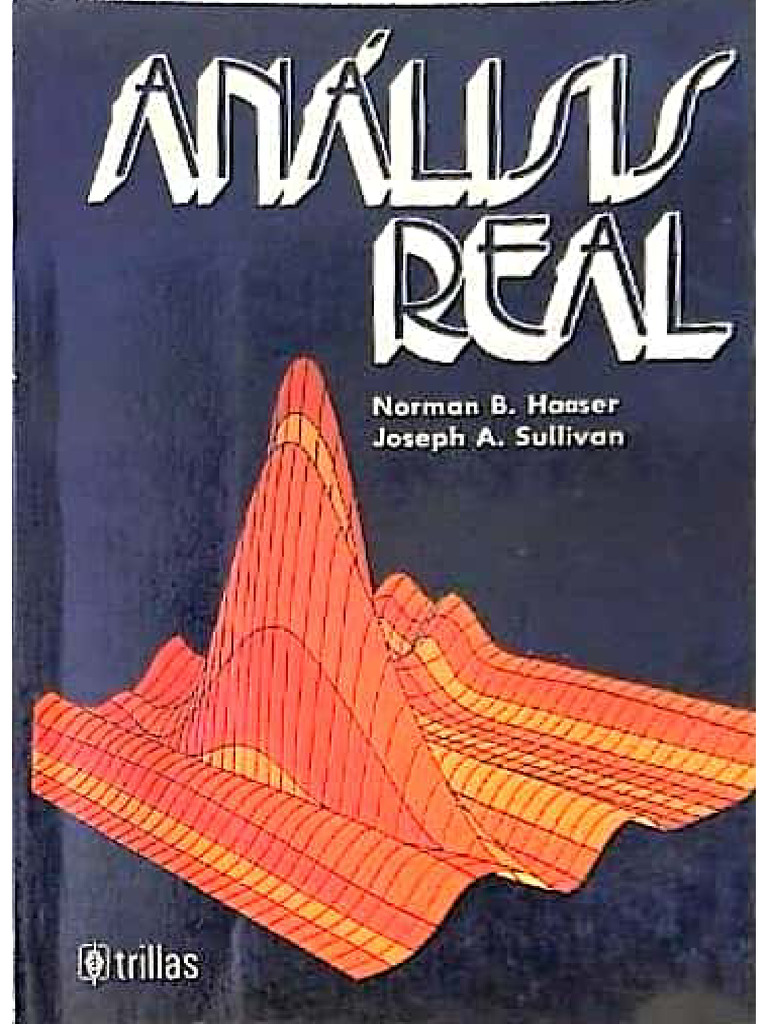 Análisis Real Hasser y Sullivan Ed. Trillas Mexico 1978 | PDF