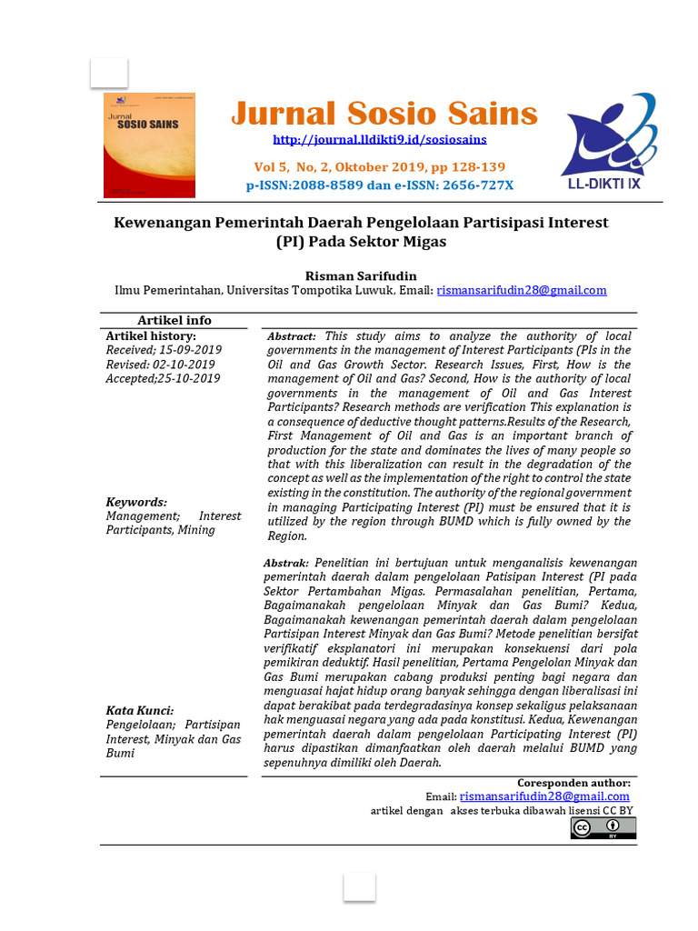 Jurnal Migas Risman | PDF