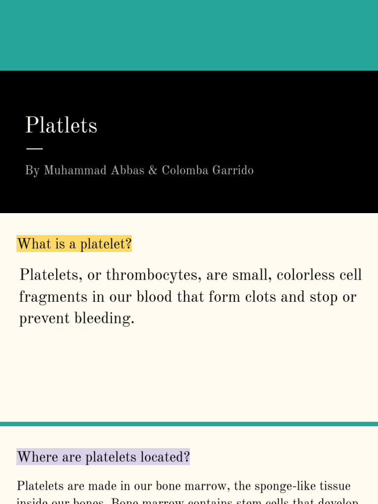 Platlets | PDF