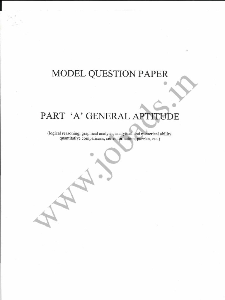 General Aptitude | PDF | Euclidean Geometry | Geometry