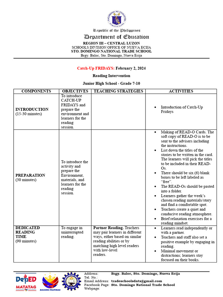 Reading Teacher Guide 02 02 2024 Download Free Pdf Teaching Pedagogy