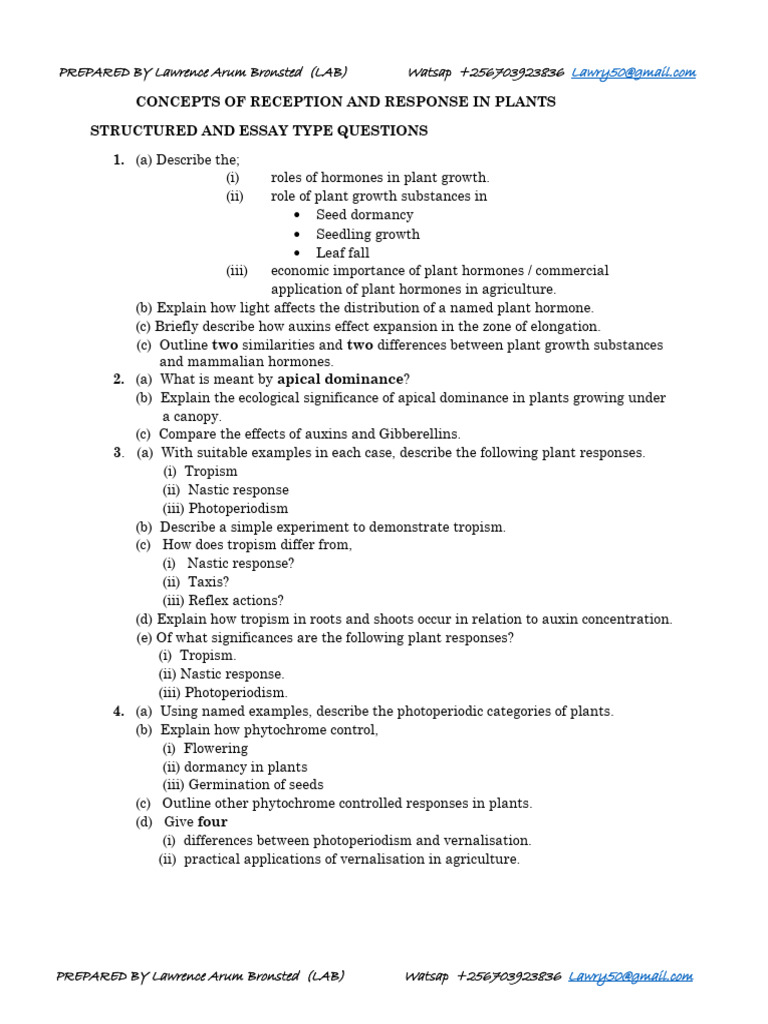 Bronsted Lawry Plant Cord | PDF | Plant Hormone | Auxin