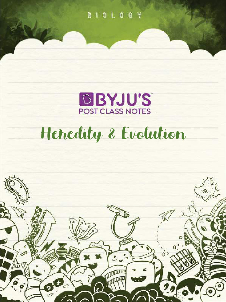 CBSE Class 10 Term 2 Heredity and Evolution Study Notes | PDF ...