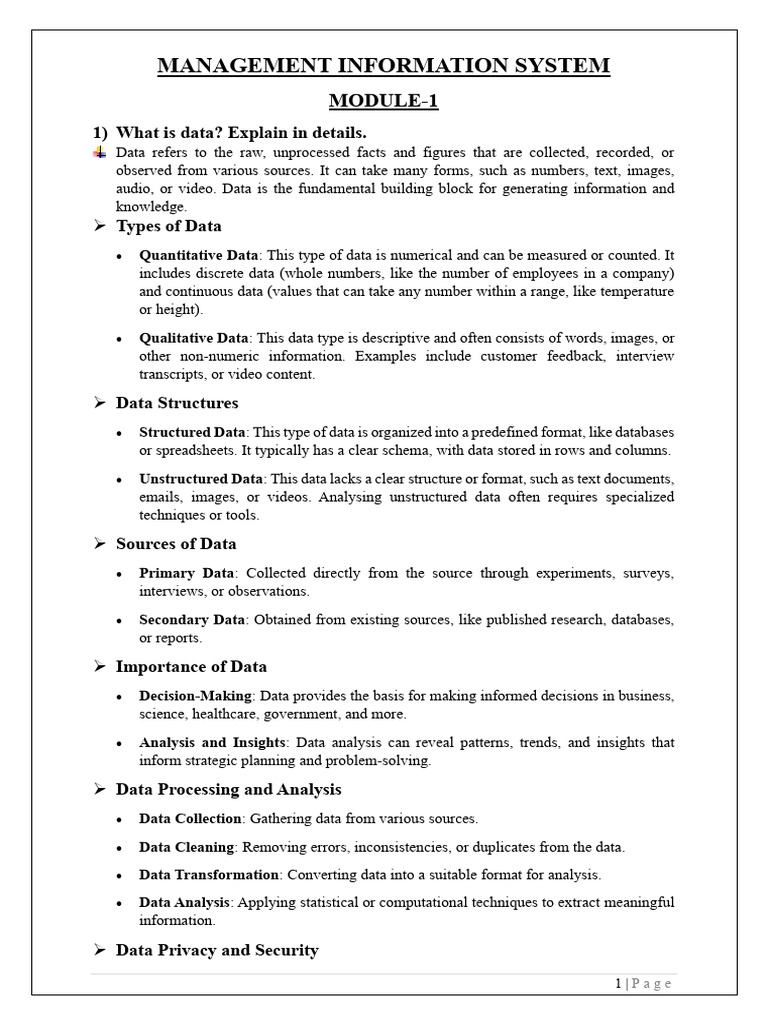 Management Information System | Download Free PDF | Computer Network ...