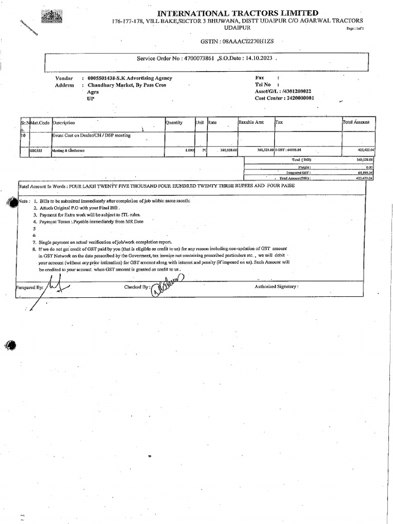 PO Copy-Event Cost | PDF