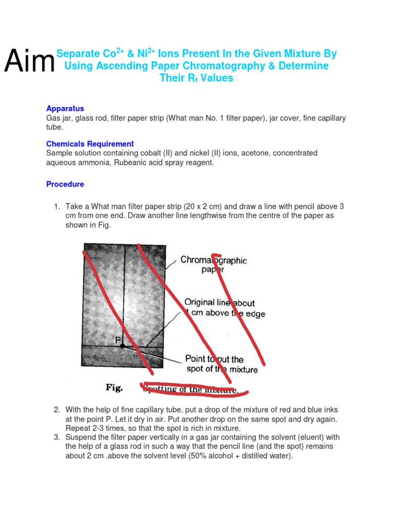Chromatography Pdf Solvent Mixture