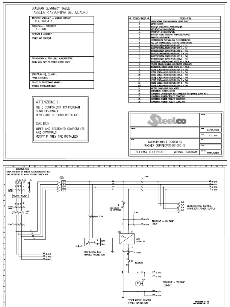 DS1000 400vac 3F+N 1S Rev03 | PDF
