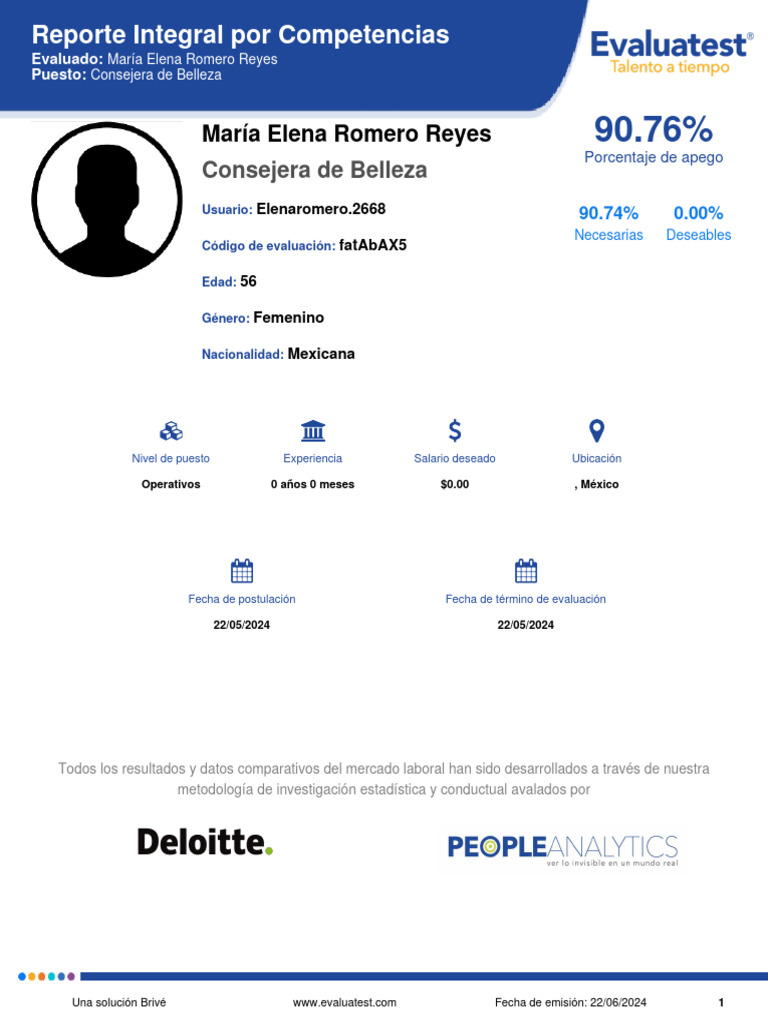 NRC - María Elena Romero Reyes | PDF