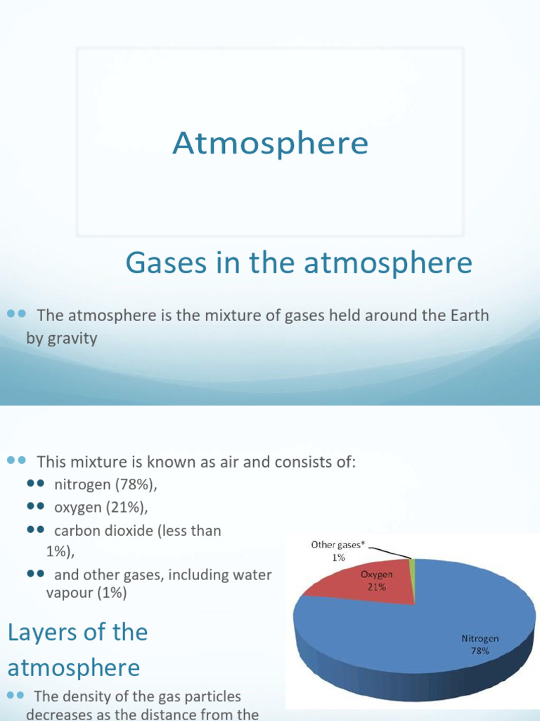 Notes On Atmosphere | PDF | Atmosphere Of Earth | Atmosphere