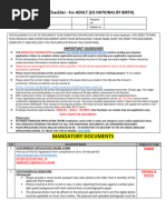 Police Clearance Certificate (PCC) Checklist: Section A: Documents ...