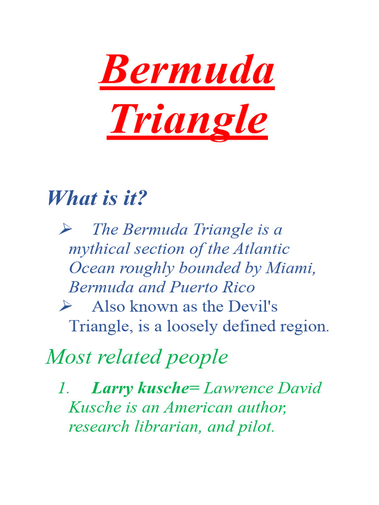 Bermuda Triangle | PDF