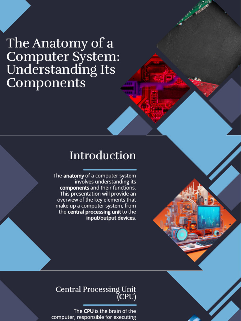 Computer System Basics Guide | PDF | Computer Data Storage | Input/Output