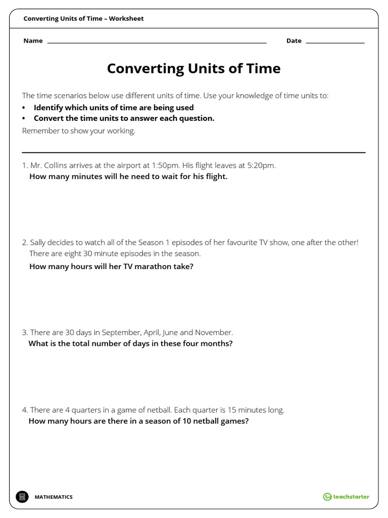Converting Time Word Problems Worksheet Adobe Reader - 1682158 | PDF ...