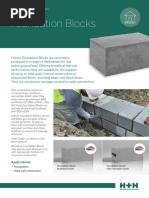 Celcon Blocks Datasheet: Grades & Specs | PDF | Wall | Structural ...