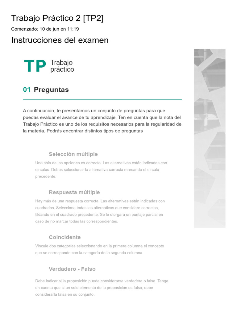 Examen - Trabajo Práctico 2 (TP2) | PDF | Caso de uso | Ingeniería de software