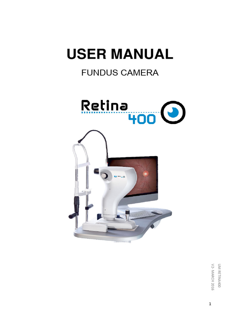 Retina Camera - User-Manual-US | PDF | Medical Device | Electronic Waste