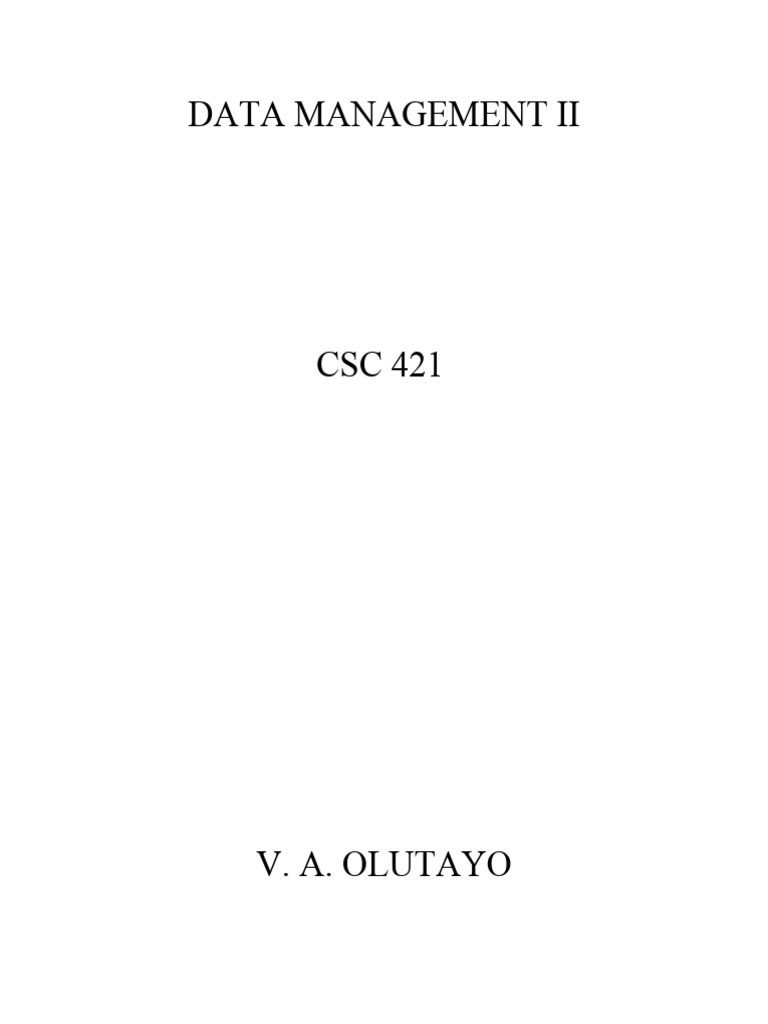 Database Material | PDF | Databases | Relational Database