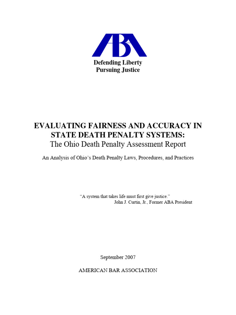 Evaluating Fairness and Accuracy in State Death Penalty Systems | PDF | Capital Punishment | Dna ...