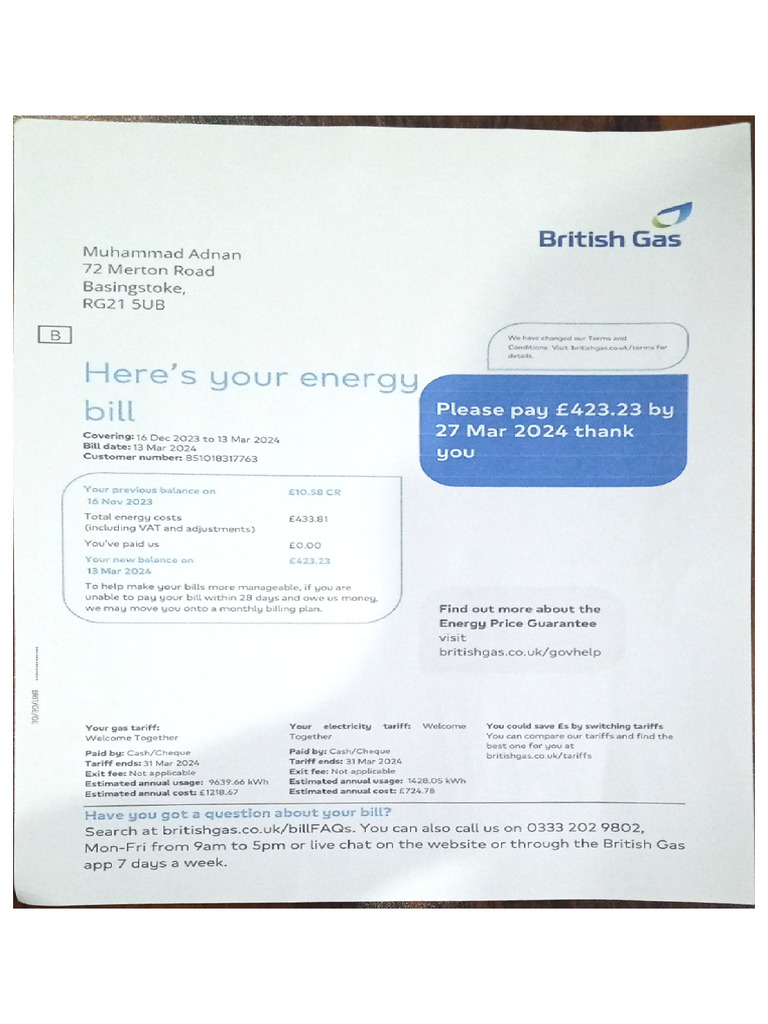 Home Address Proof | PDF