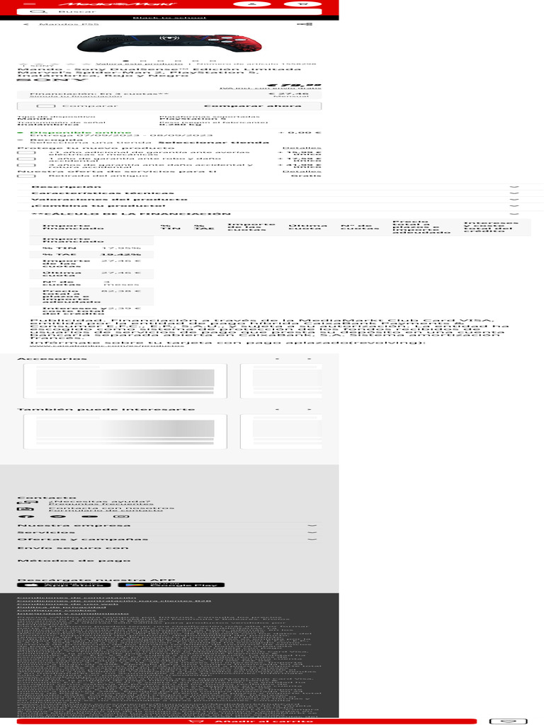 Mando Sony DualSense™ Edición Limitada Marvel's Spider-Man 2 ...