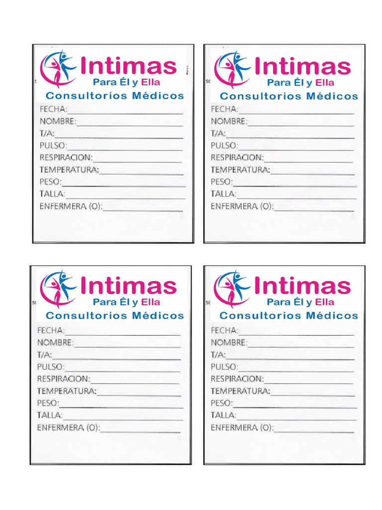 formato signos vitales | PDF