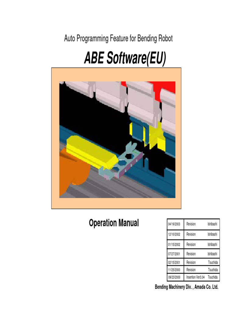 ABE Soft Manual (Ver4.00) | PDF | Menu (Computing) | Computer Programming