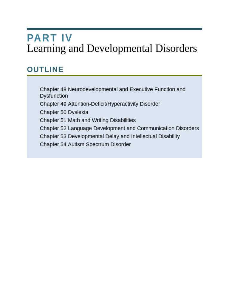 04 Nelson Learning & Developmental Disorders | Download Free PDF ...