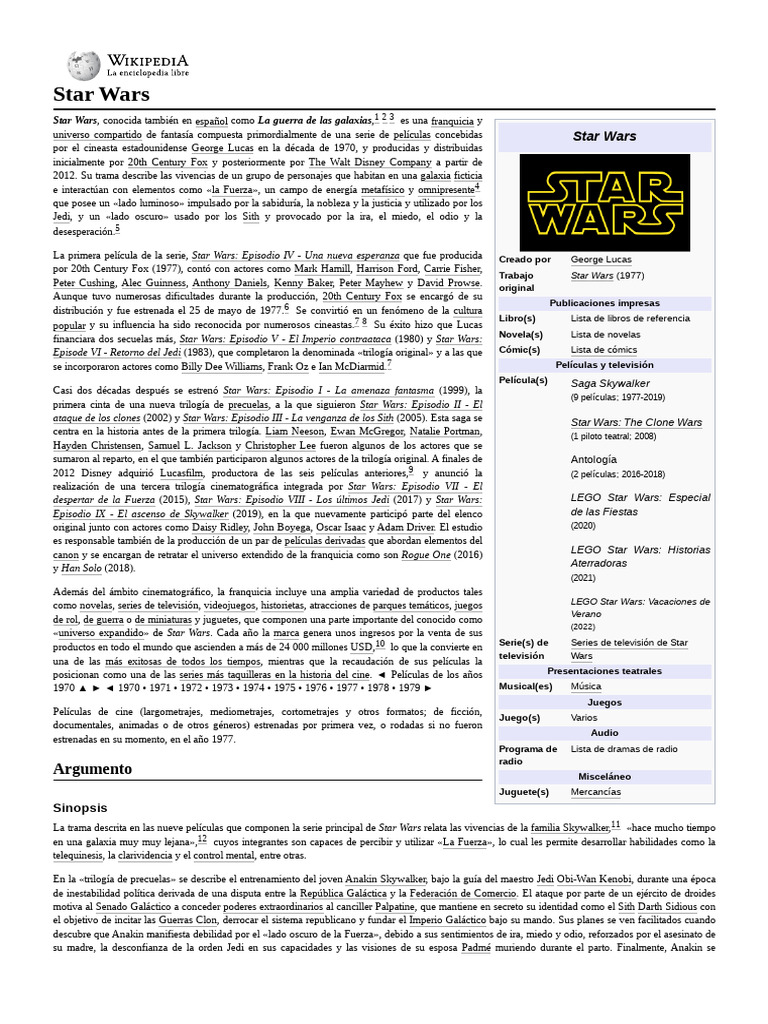 Star Wars | PDF | Guerra de las Galaxias | Jedi