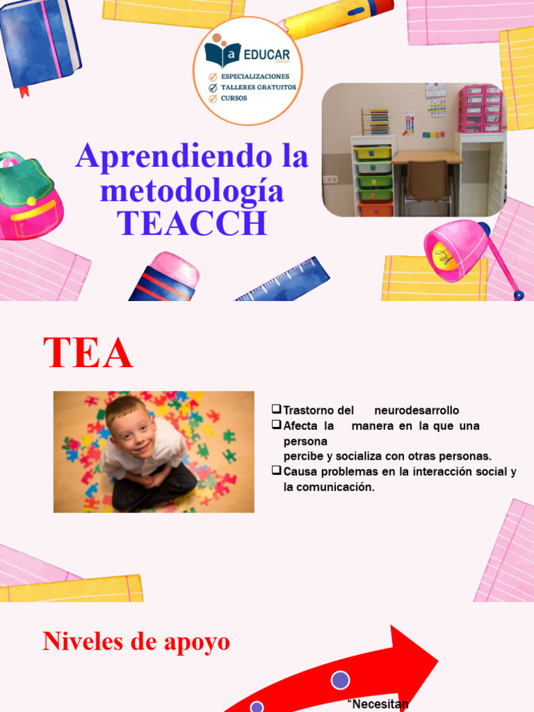Conociendo La Metodologia Teacch | PDF | Aprendizaje | Enseñando