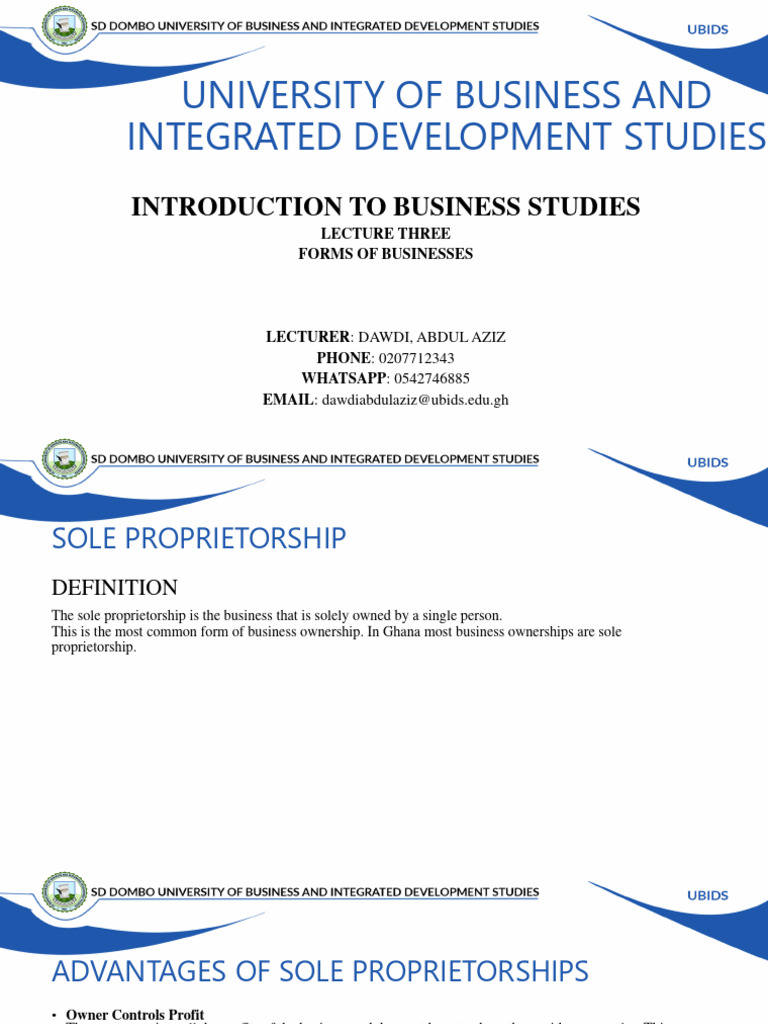 Intro To Business Presentation 3 PDF | PDF | Partnership | Cooperative