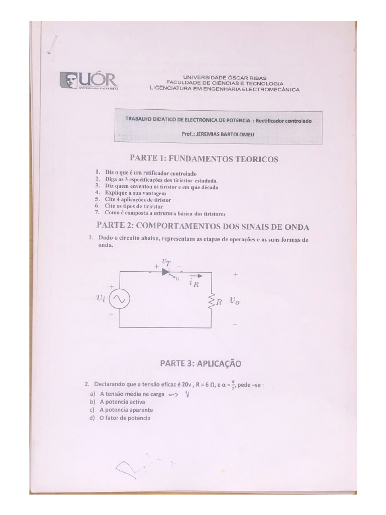 Universidade Óscar Ribas | PDF