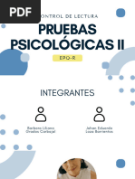 Guía de Uso del EPQ-R Autocorregible | PDF | Cuestionario | Microsoft Excel