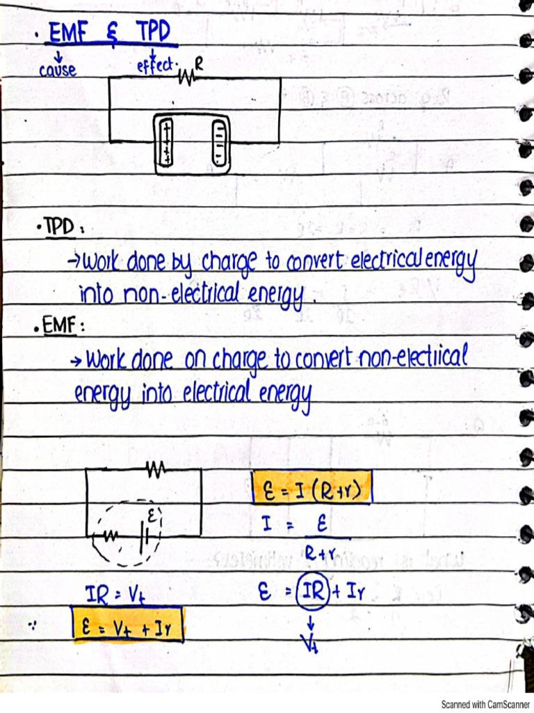 EMF and VT | PDF