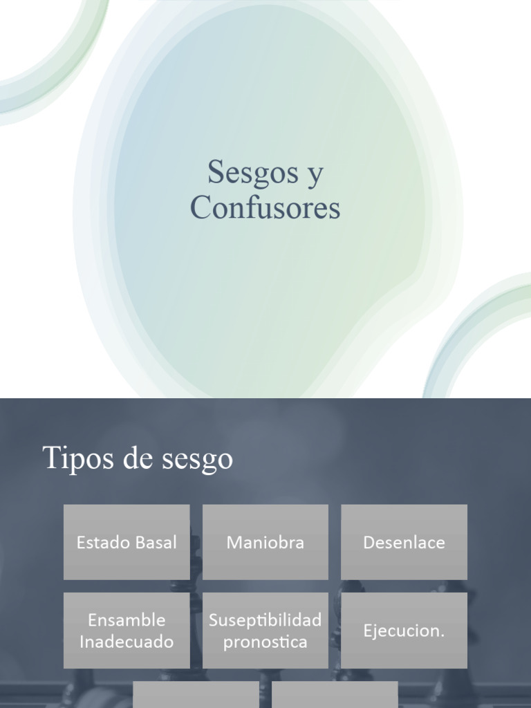 Sesgos y Confus | PDF