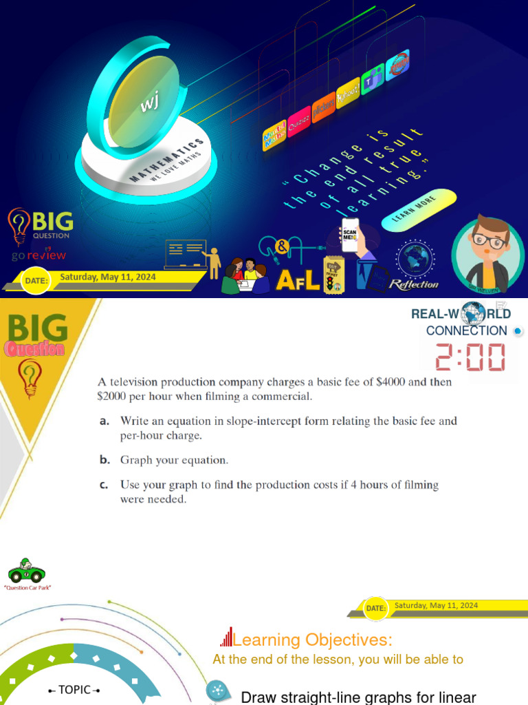 305 STRAIGHT-LINE GRAPHS Final | Download Free PDF | Line (Geometry) | Gradient
