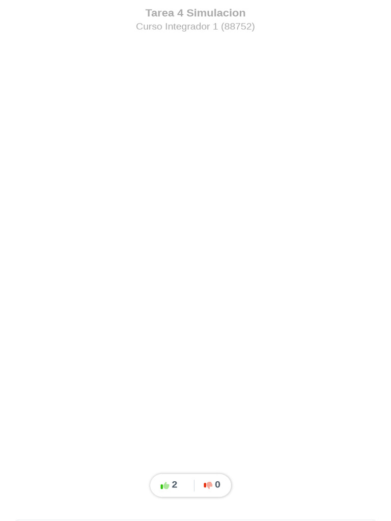 Tarea 4 Simulacion - Compress | PDF | Simulación