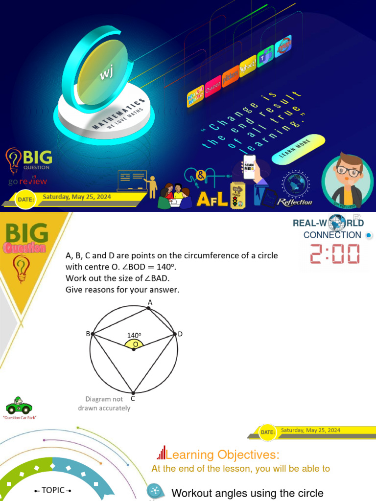 311 CIRCLE THEOREM - FinaL - Year 10 | PDF | Circle | Euclid