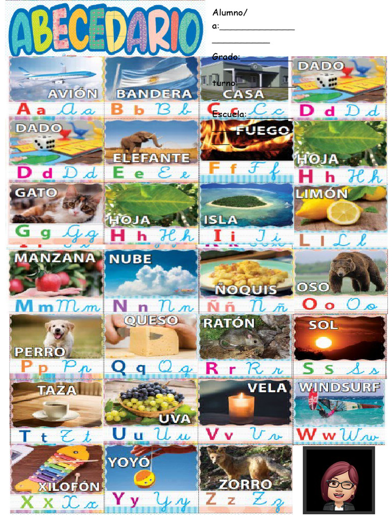 Abecedario y Cuadro Números | PDF